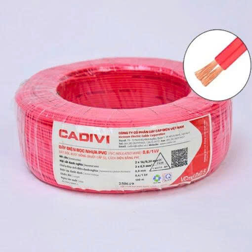 Dây điện Cadivi VCmd-2x0.5-(2x16/0.2) - 0,6/1KV - CÔNG TY TNHH TM&DV ĐIỆN XANH